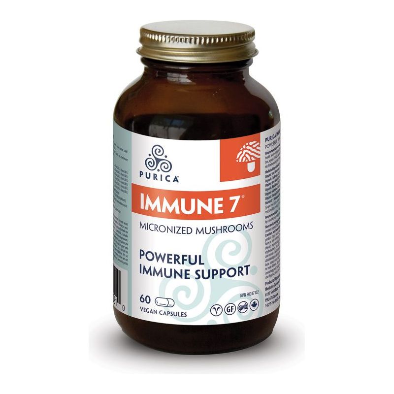 Purica Immune 7 Micronized Mushrooms Powerful Immune Support Capsules – Healthtree
