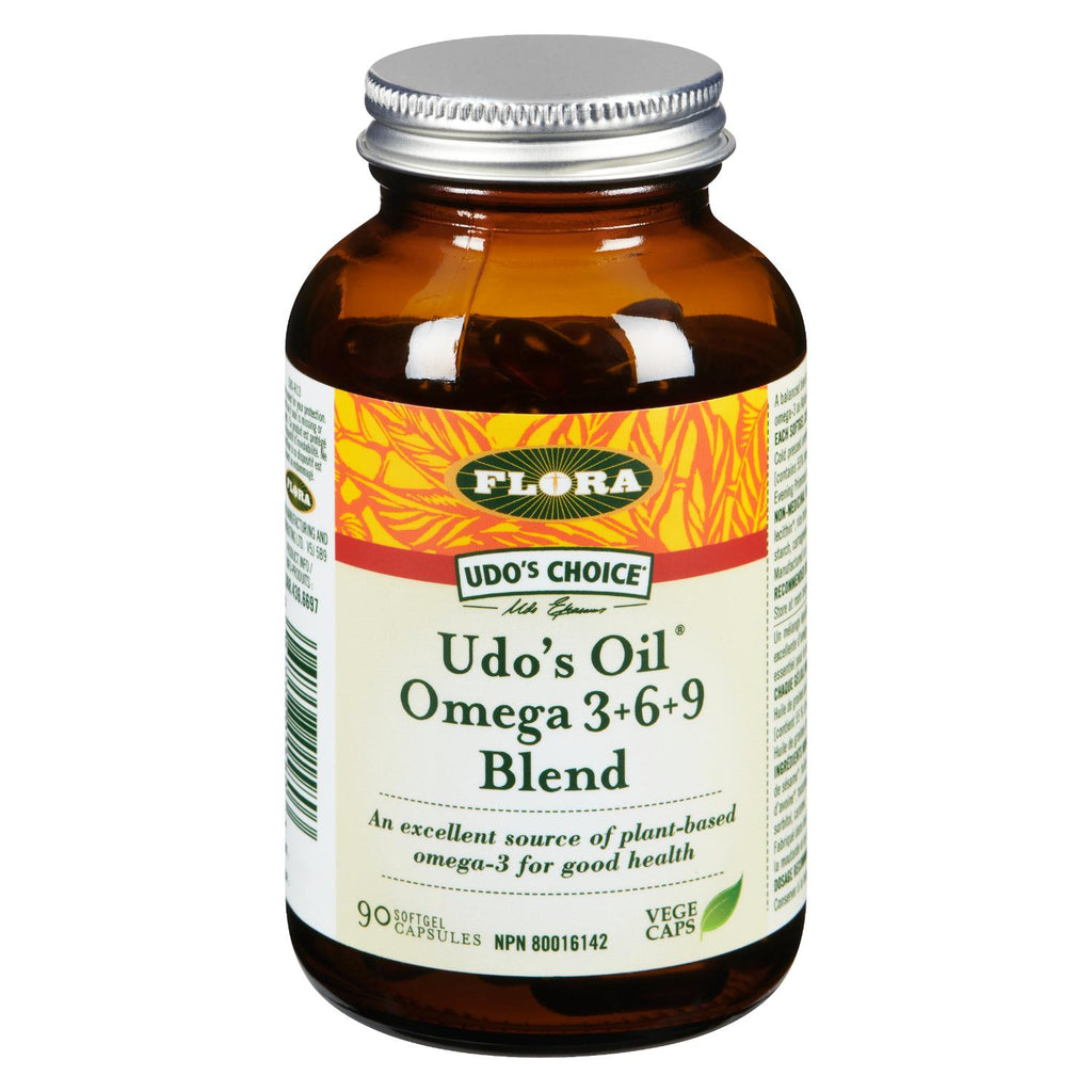 Flora Health Udo's Oil® Omega 3•6•9 Blend 90 Capsules – Healthtree