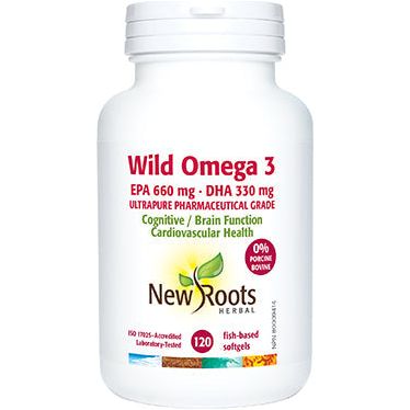 New Roots Wild Omega 3 EPA 660 mg DHA 330 mg – Healthtree