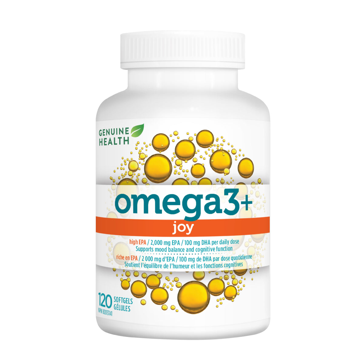 Genuine Health Omega 3+ Joy 2000 mg EPA, 100 mg DHA 120 softgels ...